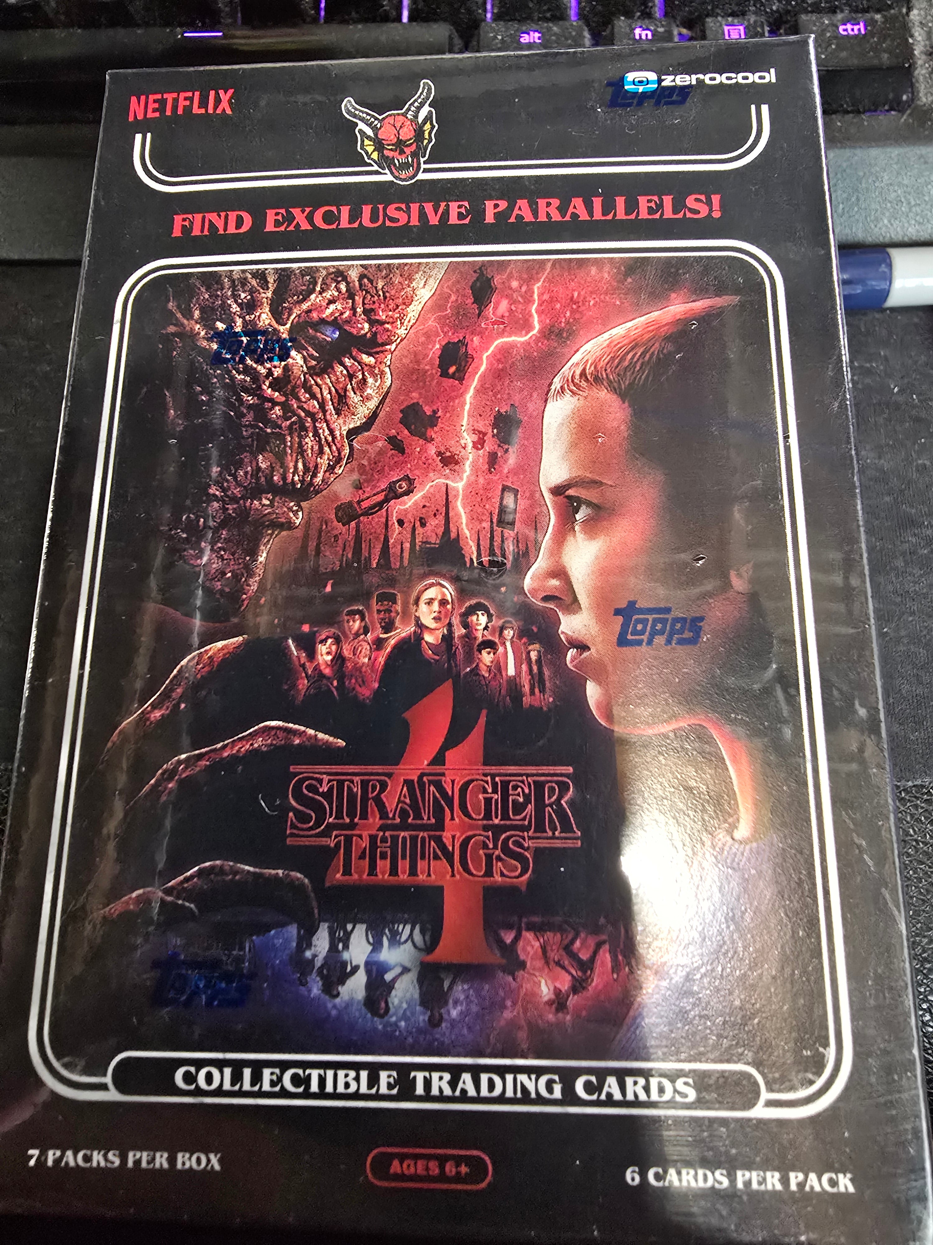 Stranger Things Season 4 Blaster Box - 7 packs! Chase cast autographs ...